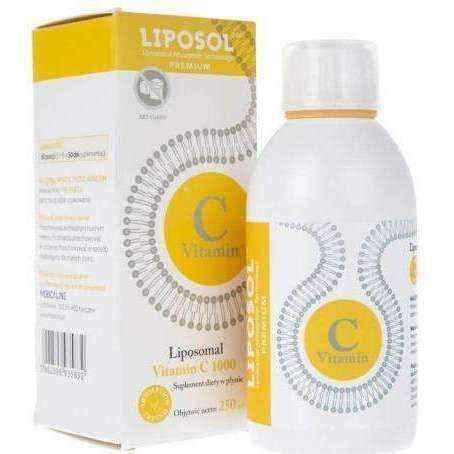 Vitamin C 1000mg Liposol - liposomal 250ml UK – ELIVERA UK