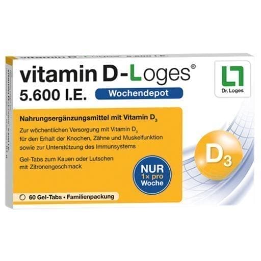 VITAMIN D-LOGES 5,600 IU chewable tablets Family – ELIVERA UK