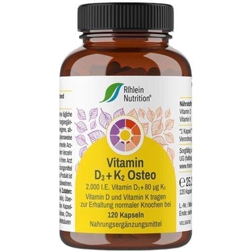 VITAMIN D3+K2 Osteo, vitamin D and vitamin K – ELIVERA UK