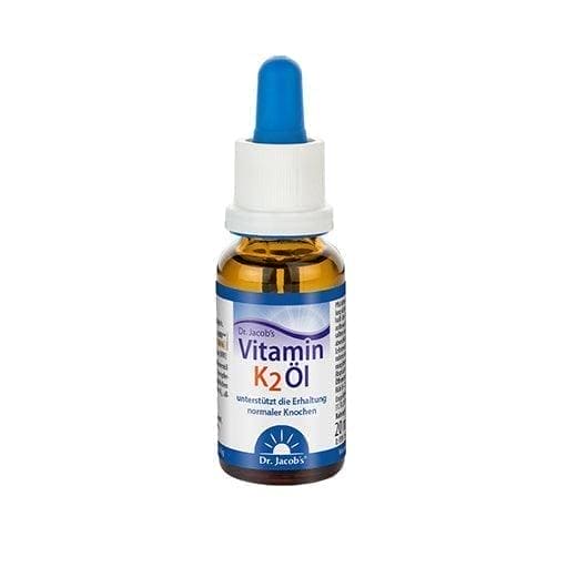 VITAMIN K2 OIL Dr Jacob's VEGAN Drops UK – ELIVERA UK