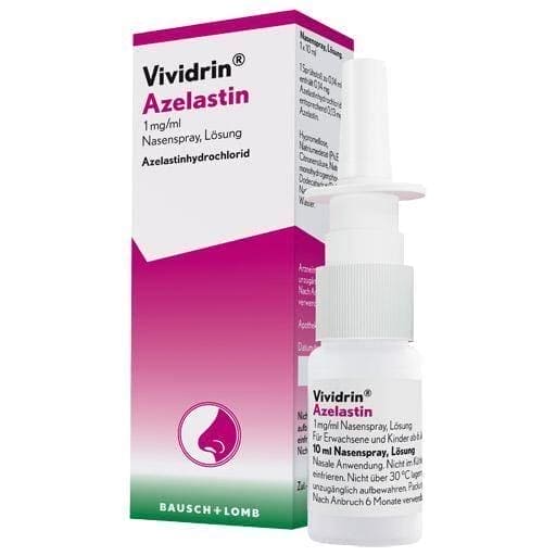 VIVIDRIN azelastine 1 mg nasal spray – ELIVERA UK