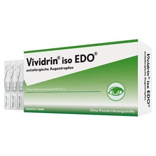 VIVIDRIN iso EDO antiallergic eye drops UK – ELIVERA UK