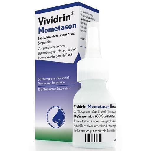 VIVIDRIN Mometasone furoate hay fever nasal spray UK – ELIVERA UK