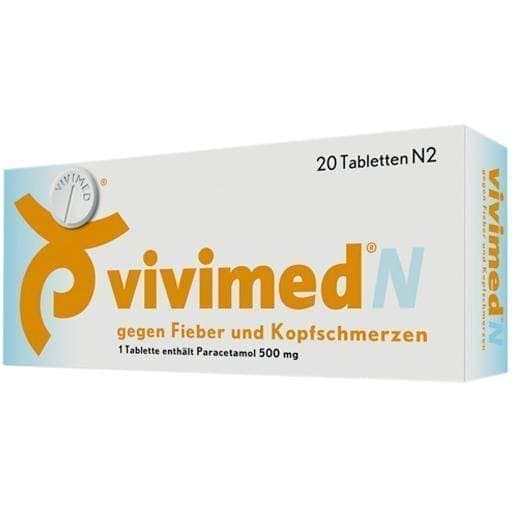 VIVIMED N against fever and headache tablets UK – ELIVERA UK