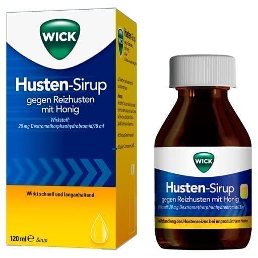 WICK cough syrup against irritated cough with honey UK – ELIVERA UK