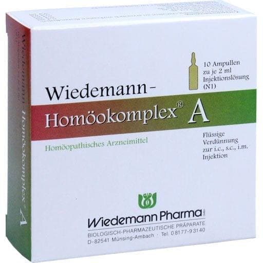 WIEDEMANN homeocomplex A ampoules UK – ELIVERA UK