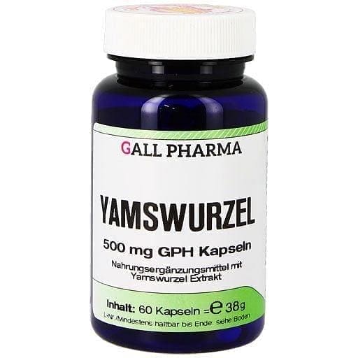 Yam root, diosgenin 500 mg GPH Capsules UK – ELIVERA UK
