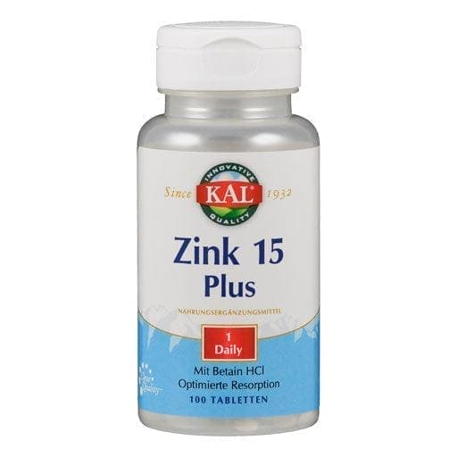 ZINC 15 Plus tablets UK – ELIVERA UK